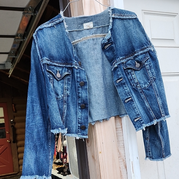 Able | Jackets & Coats | Able Blue Denim Jacket | Poshmark